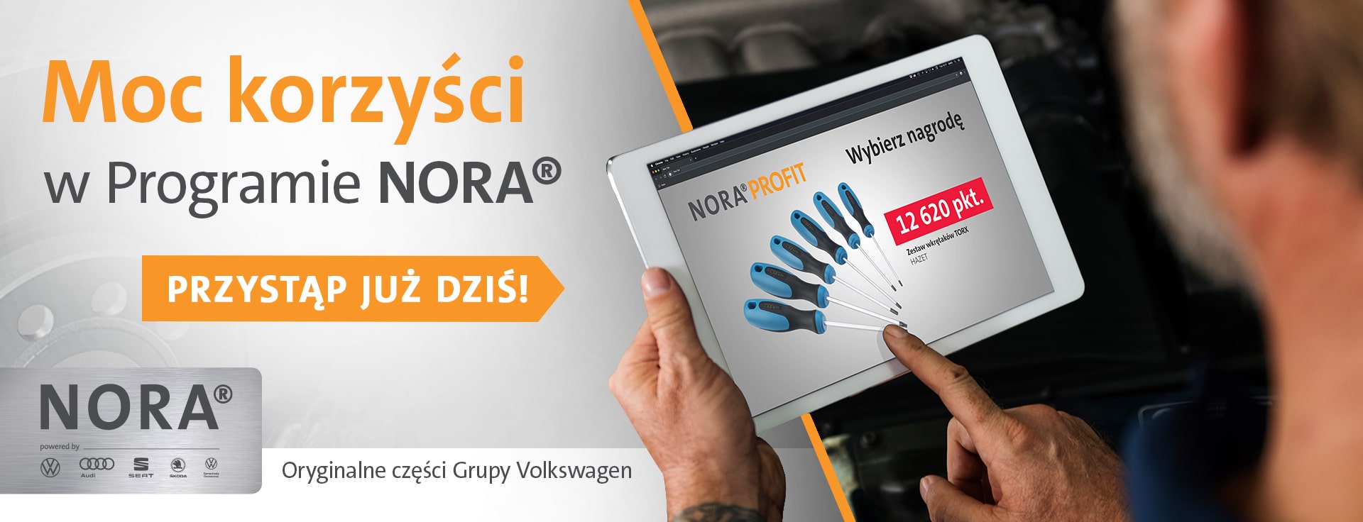 Program serwisowy VW, Audi, Skoda, Seat | Program NORA | Oryginalne części